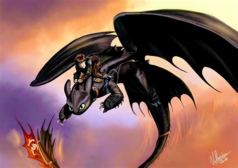 Hiccup And Toothless By Valonia Feline On Deviantart R Httyd