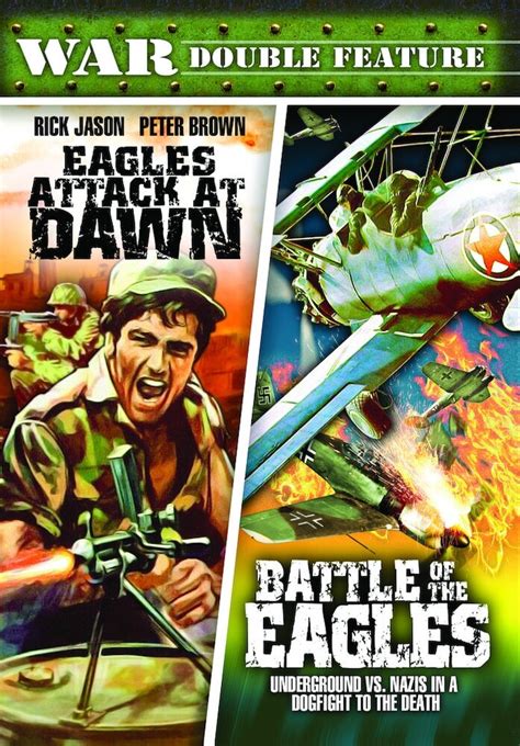 War Double Feature Eagles Attack At Dawn Battle Of The Eagles Dvd