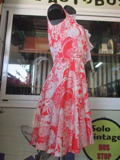 Vintage 60s Mini Dresswhite Ruched Collarfull Skirt Gem