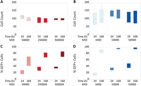Cytocompatibility A B And Transduction Efficiency C D Of Aav2
