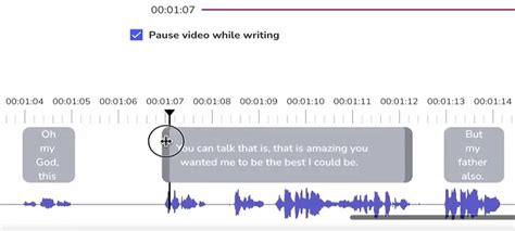 timestamps in transcription how to use it correctly