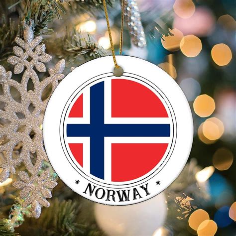 Adorno De Noruega Recuerdo De Banderas Nacionales De País Marineros