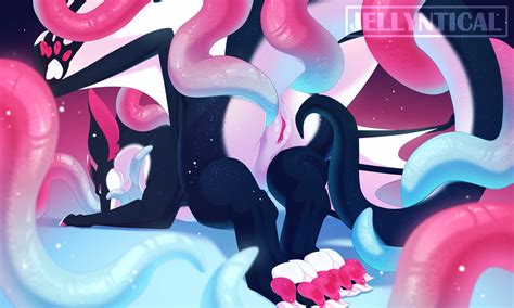 Rule 34 5 3 Ambiguous Gender Ass Black Body Black Scales Dragon Duo