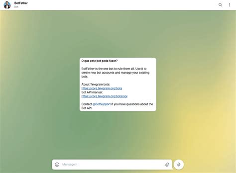 bot de telegram com python crie o seu primeiro bot