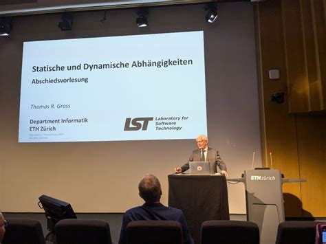 What A Pleasure To Visit Eth Zürich For Thomas Gross Final Lecture Thomas Was An Amazing Phd