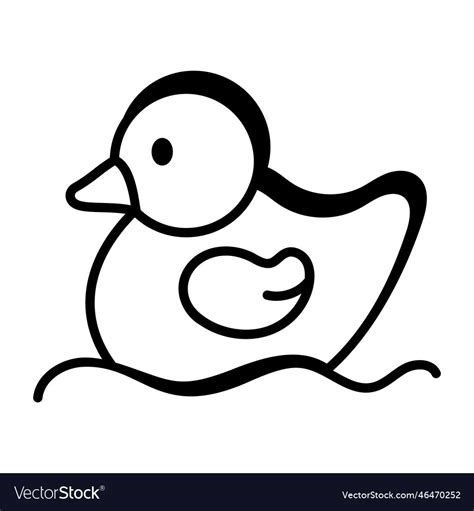 Rubber Duck Royalty Free Vector Image Vectorstock