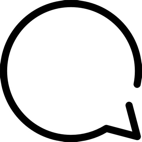 Round Speech Bubble Free Interface Icons