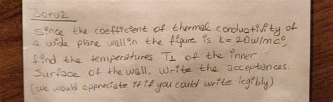 solved soruz since the coefficient of thermal conductivity