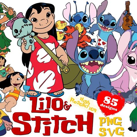Lilo And Stitch Svg Etsy