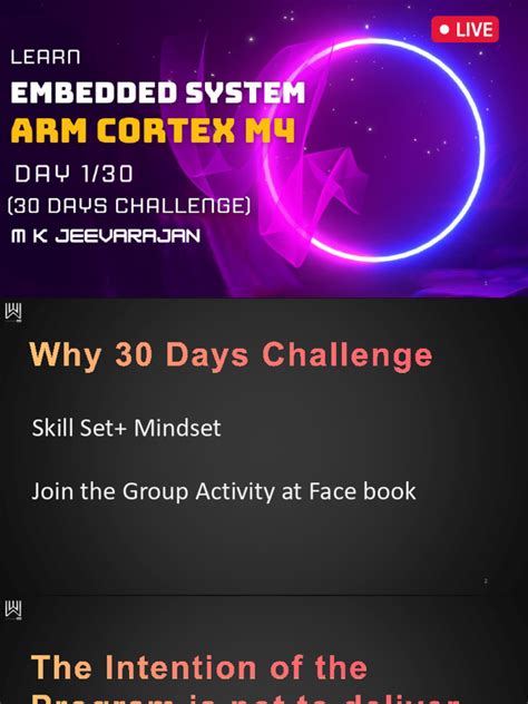 esd arm cortex m4 day 1 final pdf embedded system microcontroller