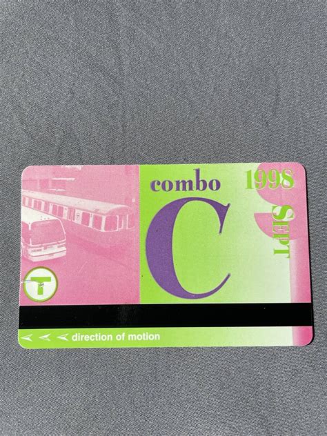 Mbta Monthly Pass From Sept 1998 Rmassachusetts