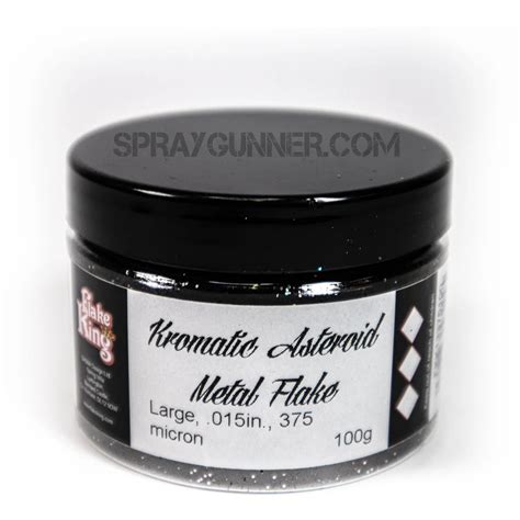 Flake King Kromatic Black Asteroid Metal Flake Spraygunner