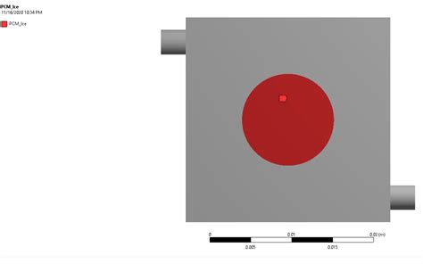 how to define interface in melting and solidification of pcm in ansys