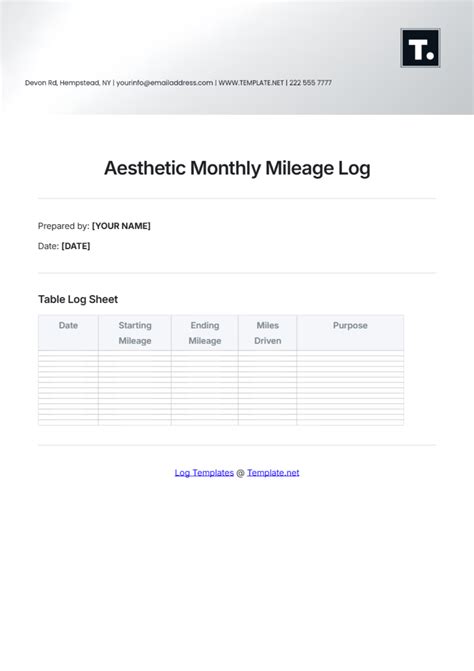 Free Daily Fuel Log Template To Edit Online