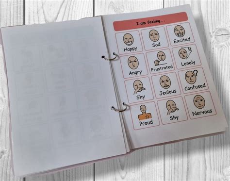 My Communication Book Visual Communication Autism Sen Now Etsy Uk