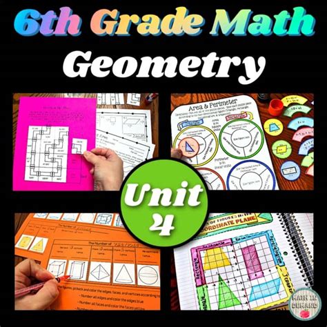 6th Grade Math Unit 4 Geometry Curriculum By Math In Demand Tpt