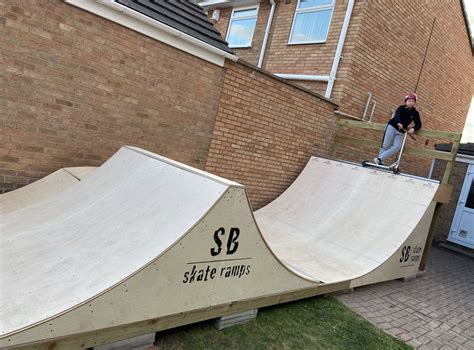Scooter Jump Ramp 5 And 6h X 8w X 30l Sb Skate Ramps