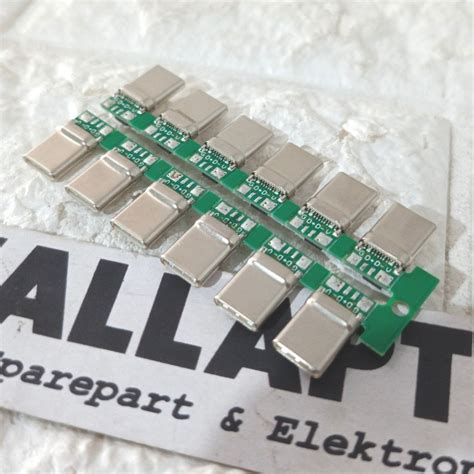 Jual Konektor Connector Type C Port Typec Modul Charger Type C Modul Cas Shopee Indonesia