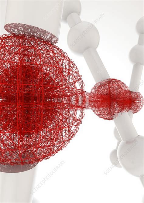Molecular Bonds Illustration Stock Image C0294534 Science Photo