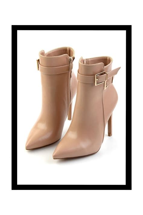 Bambi Nude Kadın Bot And Bootie K02209020609 Fiyatı Yorumları Trendyol