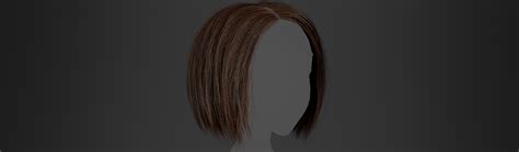 Female Hair Cards Style 2 Short Flippednormals Female Hair Cards Style 2 Short Flippednormals