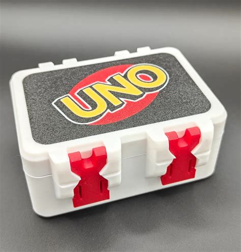 Uno Card Box Snaplock Free 3d Print Model Makerworld