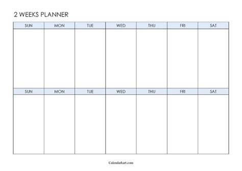 Free Printable Weekly Planner Templates Calendarkart