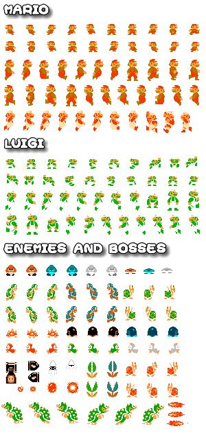 Super Mario Bros Sprites