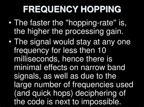 Ppt Direct Sequence Spread Spectrum With Frequency Hopping Powerpoint