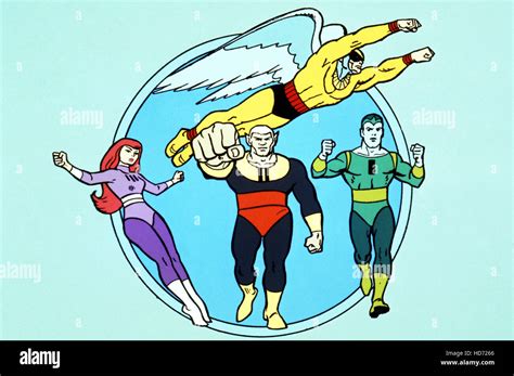 Birdman And The Galaxy Trio Clockwise From Top Birdman Vapor Man