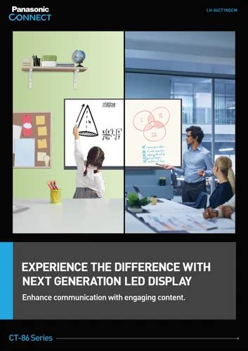 Panasonic Interactive Touch Display Lh 86ct1ndcm At ₹ 240000 Smart Interactive Flat Panel In