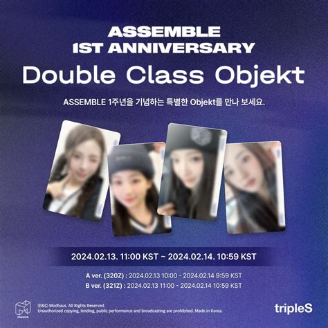 Triples Assemble 1st Anniversary Special Images Objekt Preview