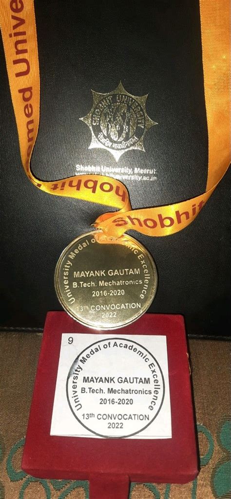 Mayank Gautam On Linkedin Gold Shobhituniversity