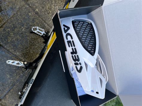 Acerbis Uniko Handguards Pair Kit For White Black Fantic Xef 250 450