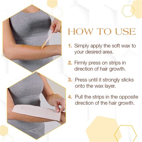 Natural Muslin Epilating Strips For Hair Waxing Hair Removal 100 Large
