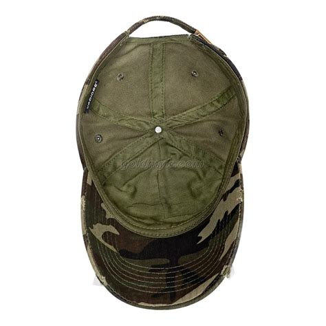 Wholesale Grey Camouflage Baseball Cap With Embroidery Logo Unisex Cap