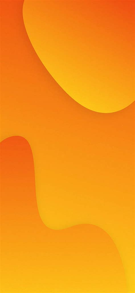 Download Abstract Waves Orange Phone Wallpaper