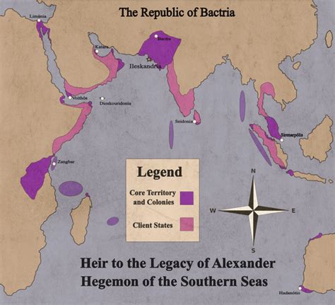The Republic Of Bactria In 1650 Rimaginarymaps