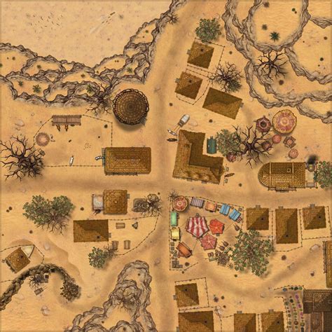 Wild West Town Layout