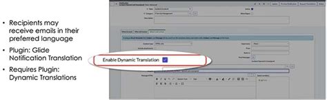 Servicenow Multi Lingual Notification Enhancing Communication