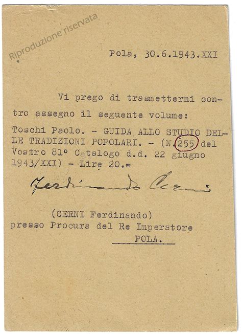 Cerni E Landi Tra Pola E Bologna · Sfizi Di Posta