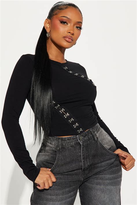 You Got Me Hooked Tshirt Black Fashion Nova