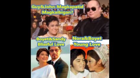 Nora And Boyet Young Love Sandy And Boyet Blissful Love Guy And John