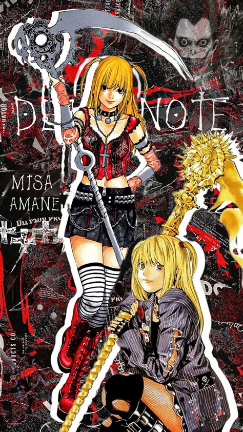 Amane Misa Poster Anime Background For Phone Cucito Tutorial Hello