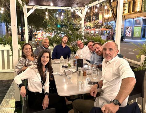 What A Great Night In Downtown Chicago To Enjoy A Meal With Our