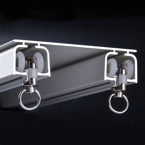 Chr21 Ceiling Mounted Double Curtain Tracks Cheery Curtains