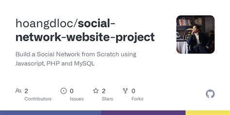 github hoangdloc social network website project build a social