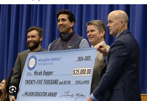 Congratulations To Micah Depper This Seventh Grade Science Teacher From Educate Maine