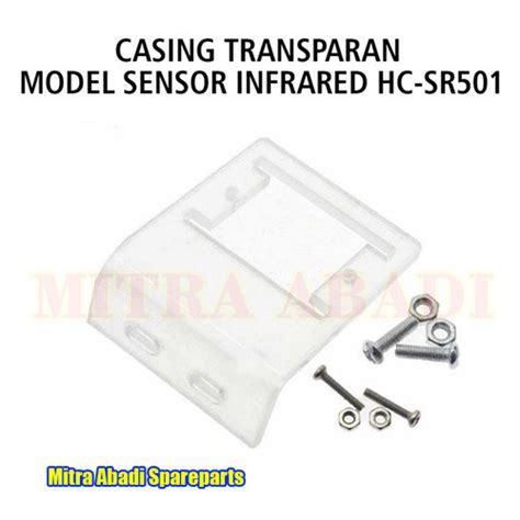 jual modul sensor gerak infrared pir hc sr501 arduino casing transprn