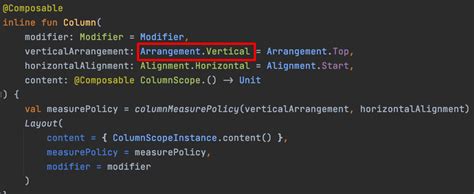 Compose Column Vertical Arrangement 사용해 배치하기 — 조세영의 Kotlin World